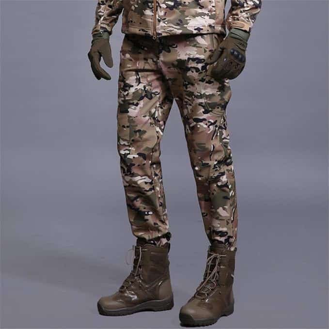 Waterproof Softshell Pants Multicam